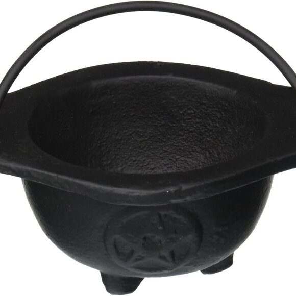 Other | New Age Imports Inc Small Pentagram Cast Iron Cauldron 3 Inches ...